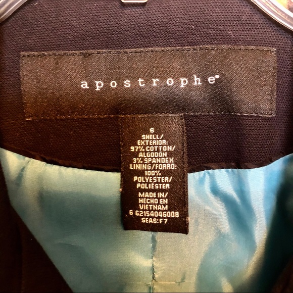 Apostrophe | Jackets & Coats | Apostrophe Navy Trench Cotton Button ...